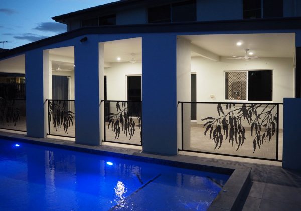 Pool Perf decorative pool fencing perforated mesh