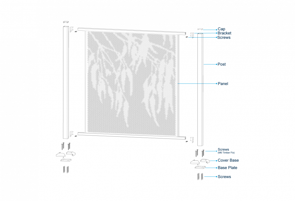Timber base - Bracket - Pool Perf
