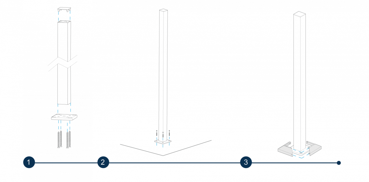 Timber base - Bracket - Pool Perf