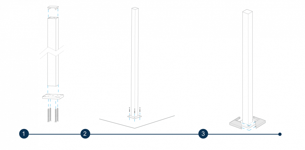 Timber base - Bracket - Pool Perf