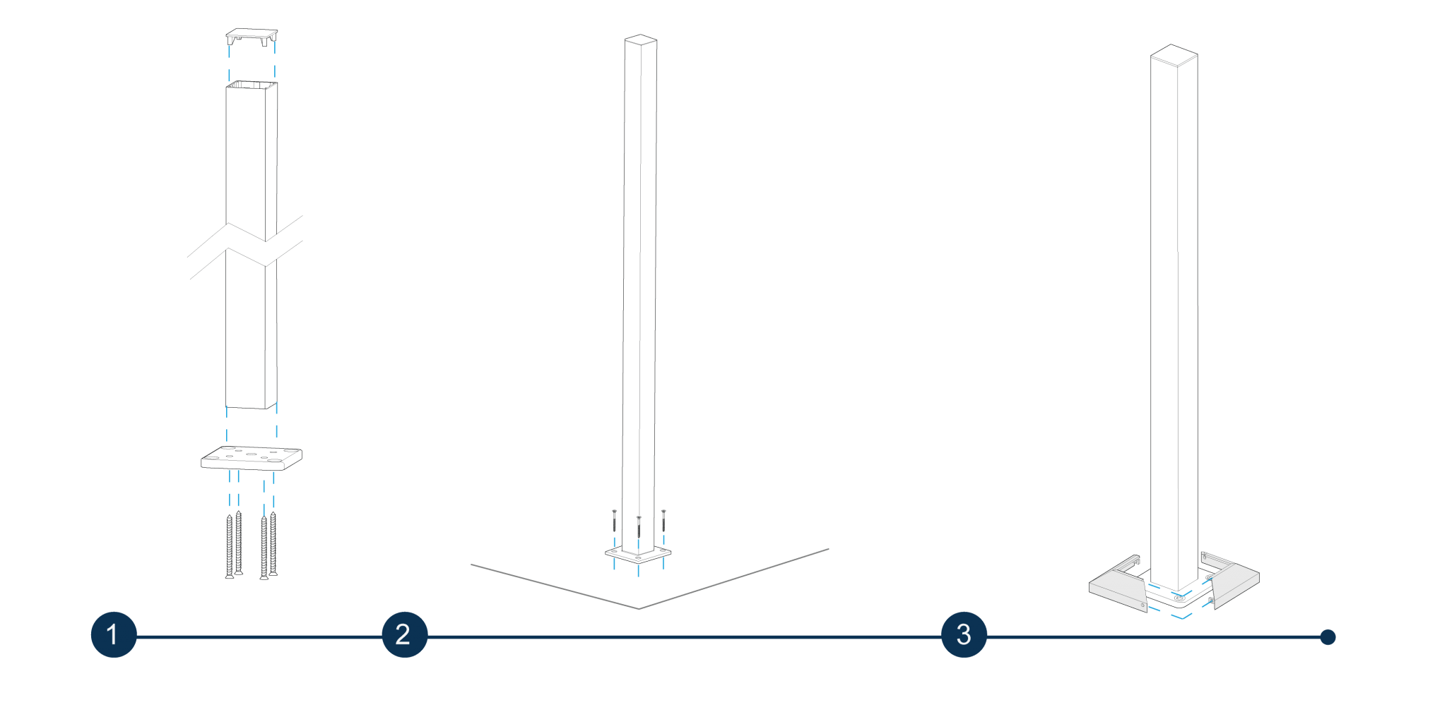 Timber base - Bracket - Pool Perf